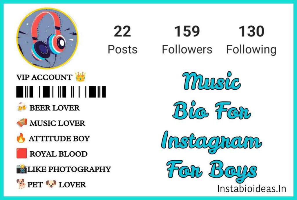 150+ Best Instagram Bio For Music Lover & Musicians (2024) - InstaBioIdeas
