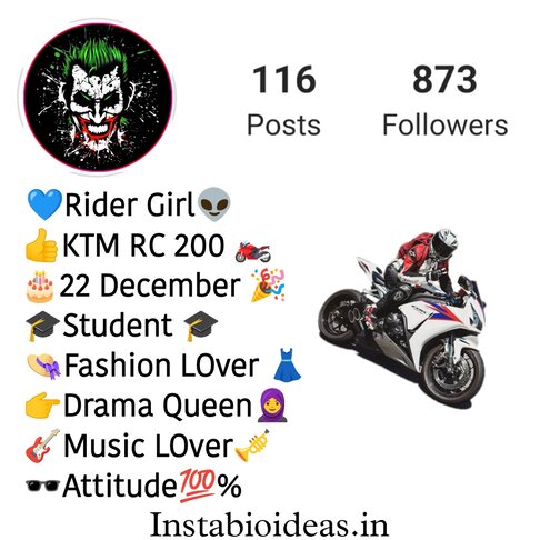 Best Bike Lover Bio For Instagram - InstaBioIdeas