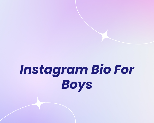 Bio for Instagram for Boys That Makes You Look Cool, Confident, and ...