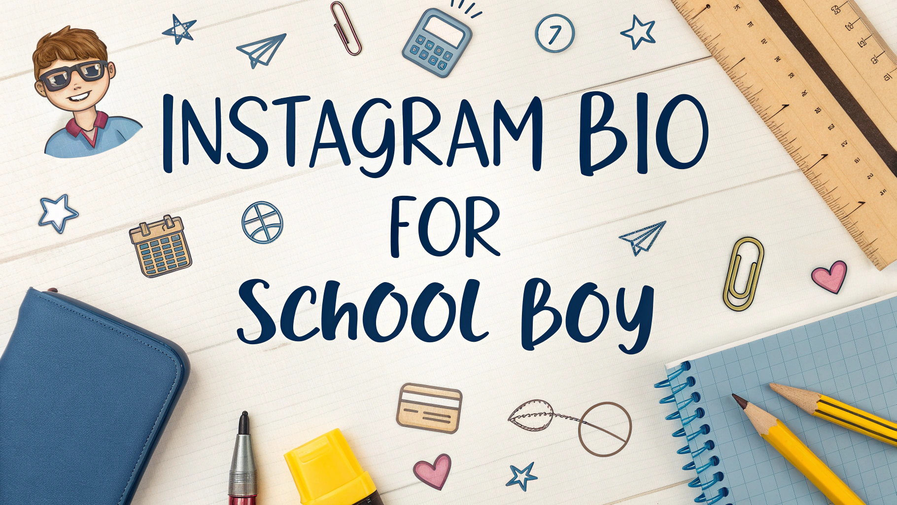 Instagram Bio for School Boy: Best Bio Lines for Every Type of Student ...