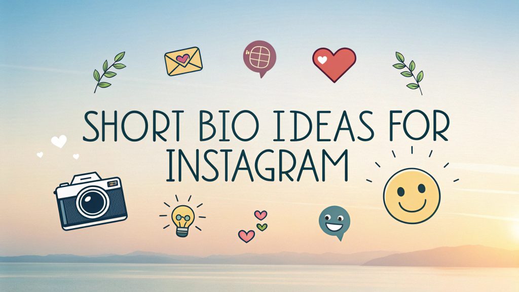 Short Bio Ideas for Instagram: Creative and Catchy Bios to Stand Out ...