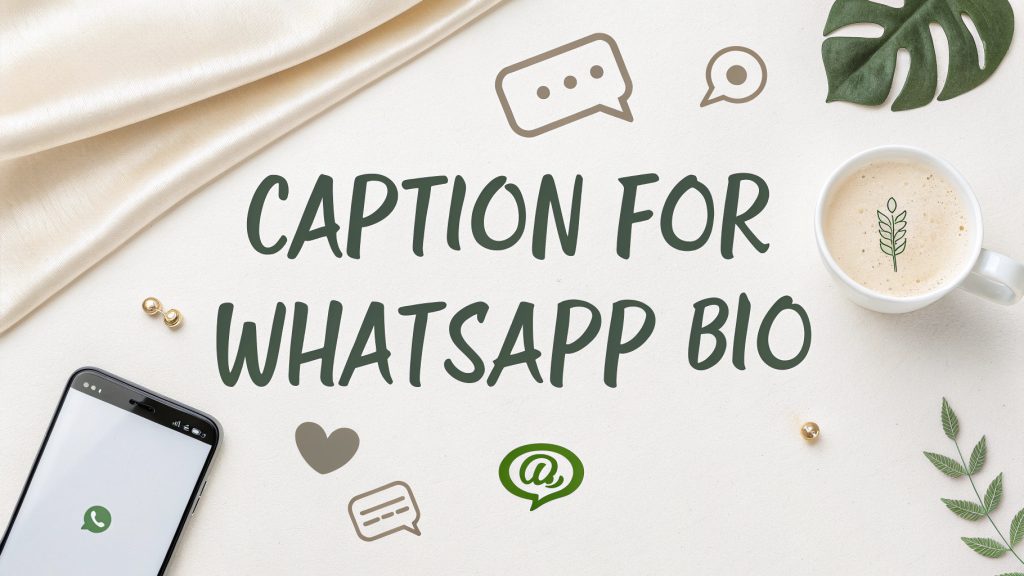 Caption for WhatsApp Bio: Creative and Engaging Ideas - InstaBioIdeas